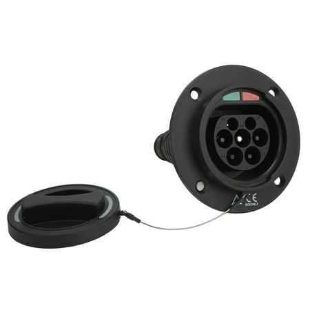 EV Charging Socket, 16A 32A Universal Thermo Plastic EV Charger Adapter ...