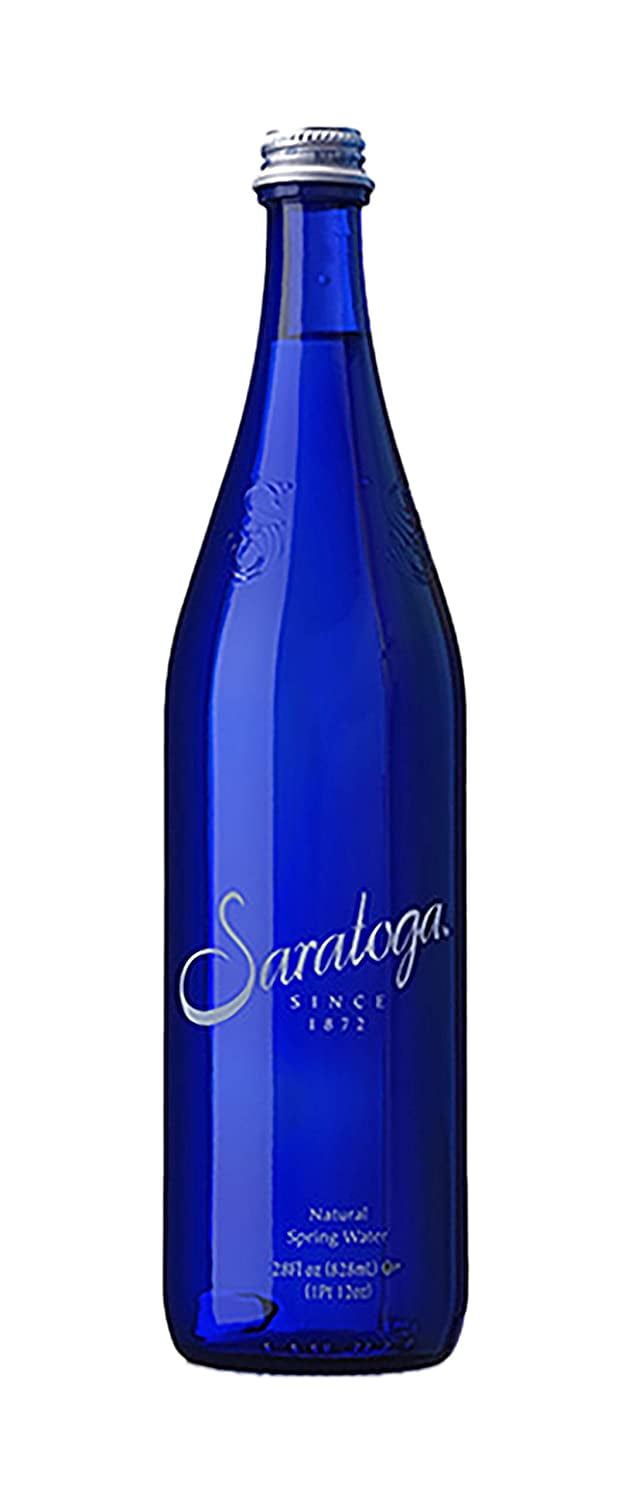 Saratoga - Still - Natural Spring Water - 28 oz (6 Glass Bottles) - Walmart.com