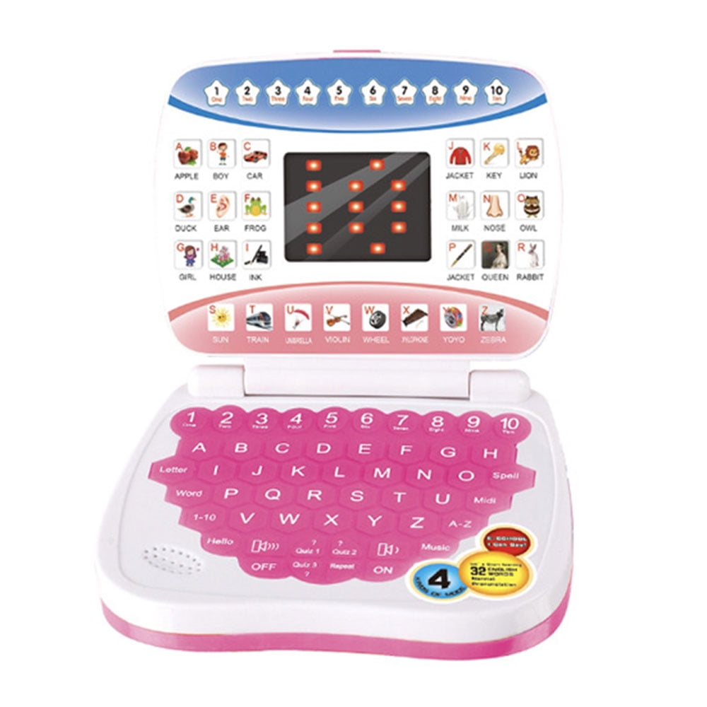 CHUANK English Learning Small Laptop Toy with Screen for Kids, Toddlers ...