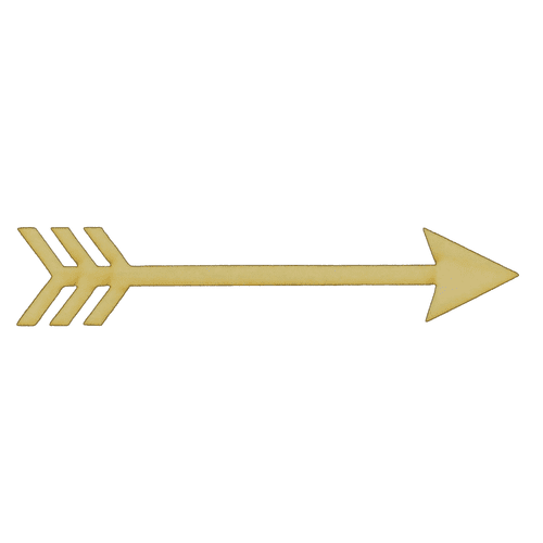 Package of 10, Small 5" x 1" x 0.125" Baltic Birch Plywood Arrow Wood ...