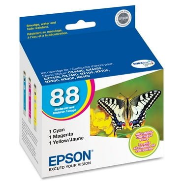 Epson T068520 (68) DURABrite High-Yield Ink, Cyan/Magenta/Yellow, 3/PK ...