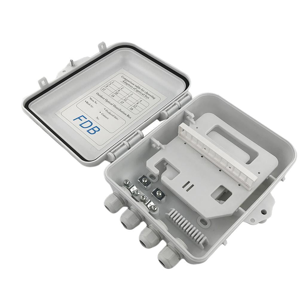 Bearachild Outdoor Indoor Fiber Optic Terminal Box PLC 12Core Box ...