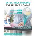 2025 Reinforced Ironing Board Cover and Pad, 15x54 Standard Size, Extra ...
