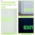 BESTYASH Glow in The Dark Exit Stickers Adhesive Pet Material Emergency ...