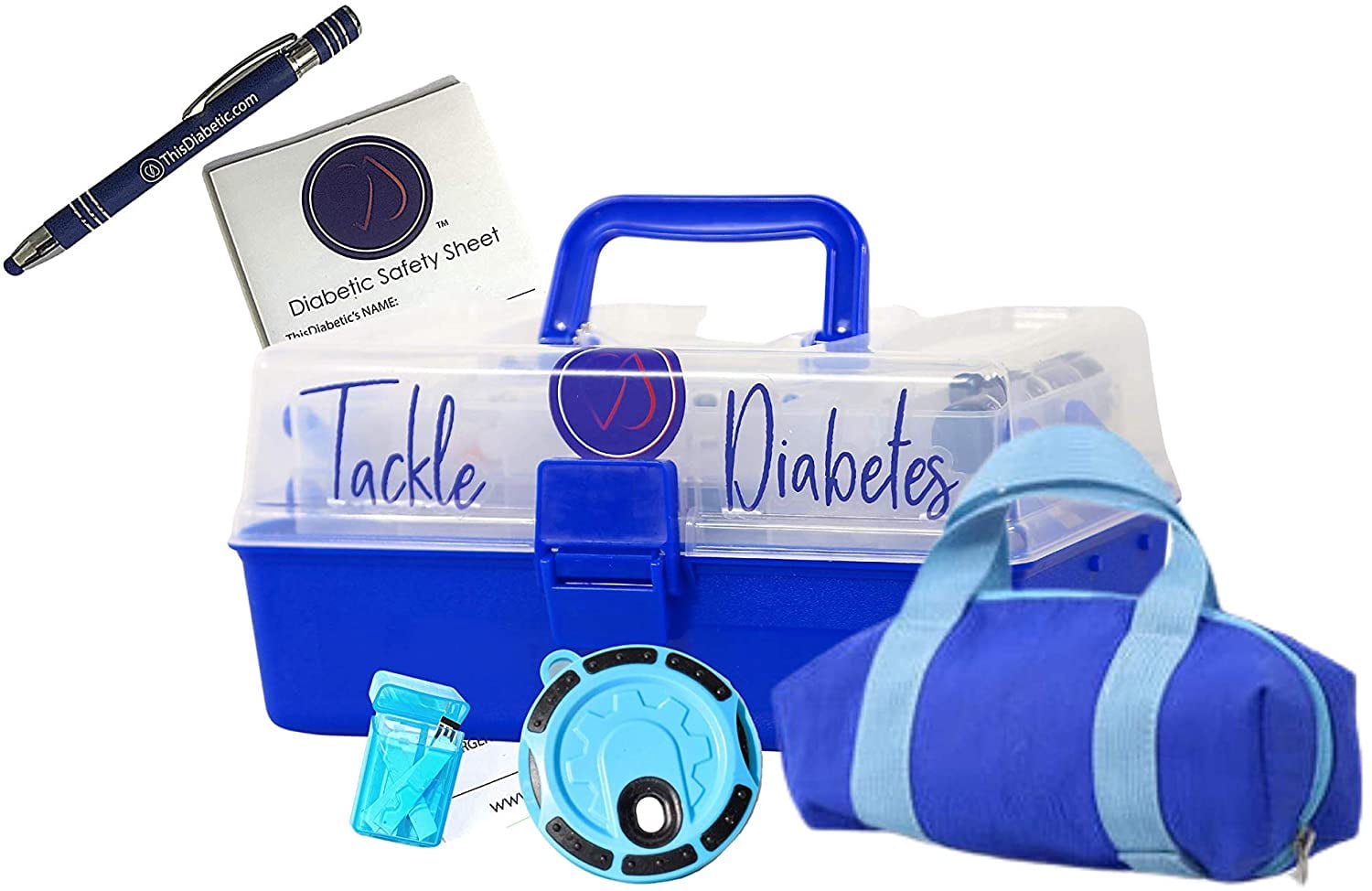 ThisDiabetic Tackle Diabetes Box T1D Starter Set/Diabetic Organizer ...
