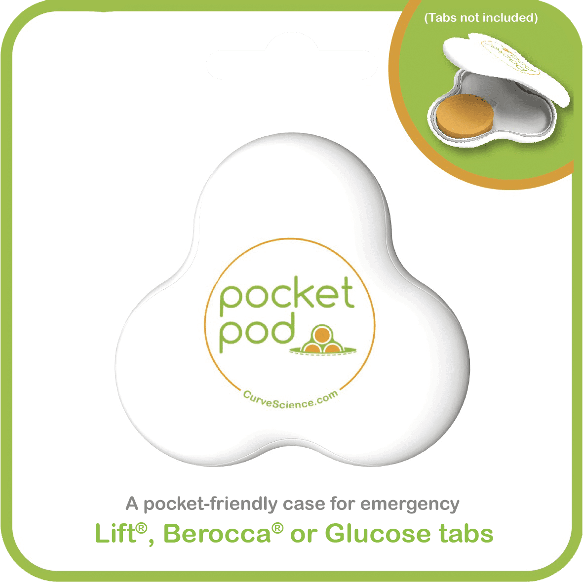 PocketPod Glucose Tab Case Round - Walmart.com