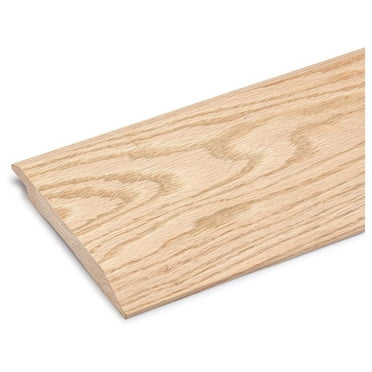 Oak 1" Overlap Edge Floor Transition 4 1/8" Wide (4 FT Long) - Walmart.com