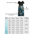 SHOWMALL Plus Size 3X Spring Maxi Dress, Short Sleeve, Crewneck, Casual ...