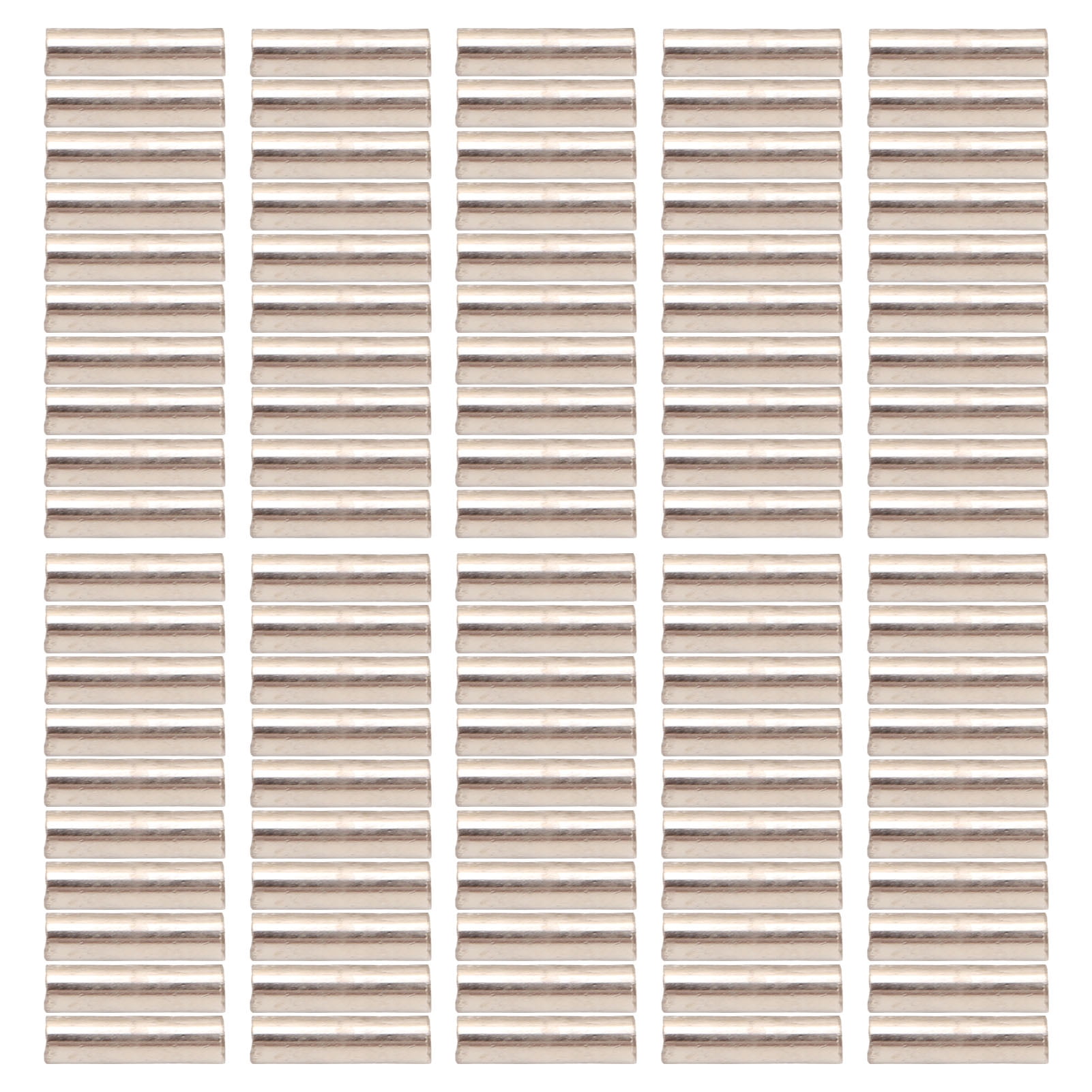 Single Barrel Crimp Sleeves Kit,100 Pcs Single Barrel Stainless Steel ...