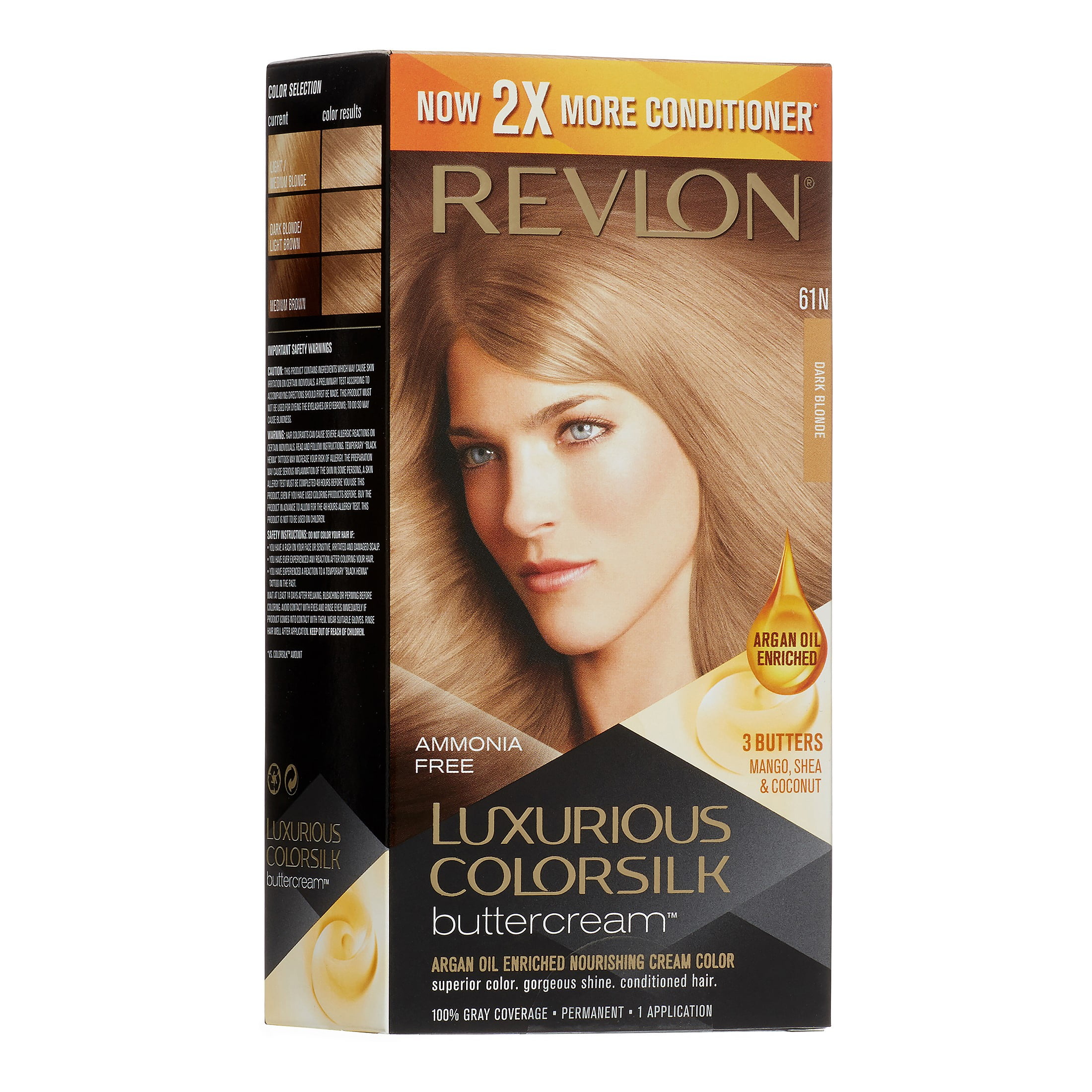 Revlon Luxurious Colorsilk Buttercream Light Golden Brown