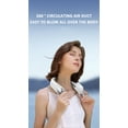 New Neck Fan Portable Hanging Wearable Cooling Fans Bladeless Cooler ...