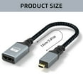 Flexible 6x2.3mm to 14x4.5mm Video Cable, 4K Resolution Support, 90 ...
