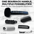 "Bearback Silicone Bath & Shower Body Scrubber, Anti-Bacterial, 17 ...