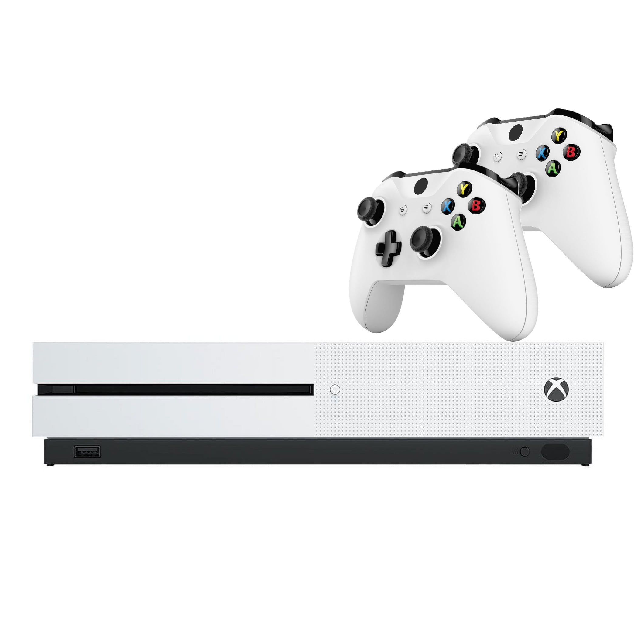 Restored Microsoft Xbox One S Gaming Console 500GB Disc Edition with ...