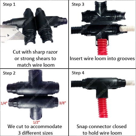 Split Loom Connectors