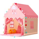 Moncoland Princess Castle Playhouse for kids 3-8 - Large Canvas Indoor ...
