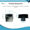 MARINE CITY Intake and Exhaust Cowl Ventilator, 304 Stainless Steel ...