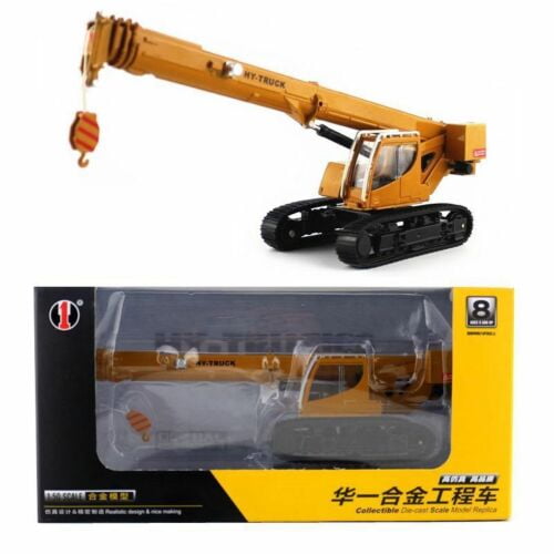 1:50 Diecast Crawler Crane Excavator Crane Alloy Engineering Model Kid ...