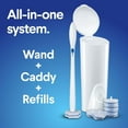 Toilet Wand Toilet Cleaning Kit, ToiletWand, Caddy and 6 Refills (Pack ...