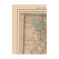 Historic State Map - Utah - Reynold 1921 - Vintage Wall Art - Walmart.com