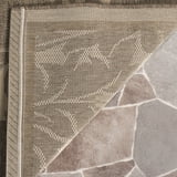 Safavieh Courtyard Elija Botanical Indoor/Outdoor Area Rug, Brown ...