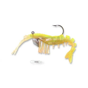 Egret Baits 3.25" Vudu Shrimp 1/8 oz 2/Pk Chart - E-VS35-14-15 - Walmart.com