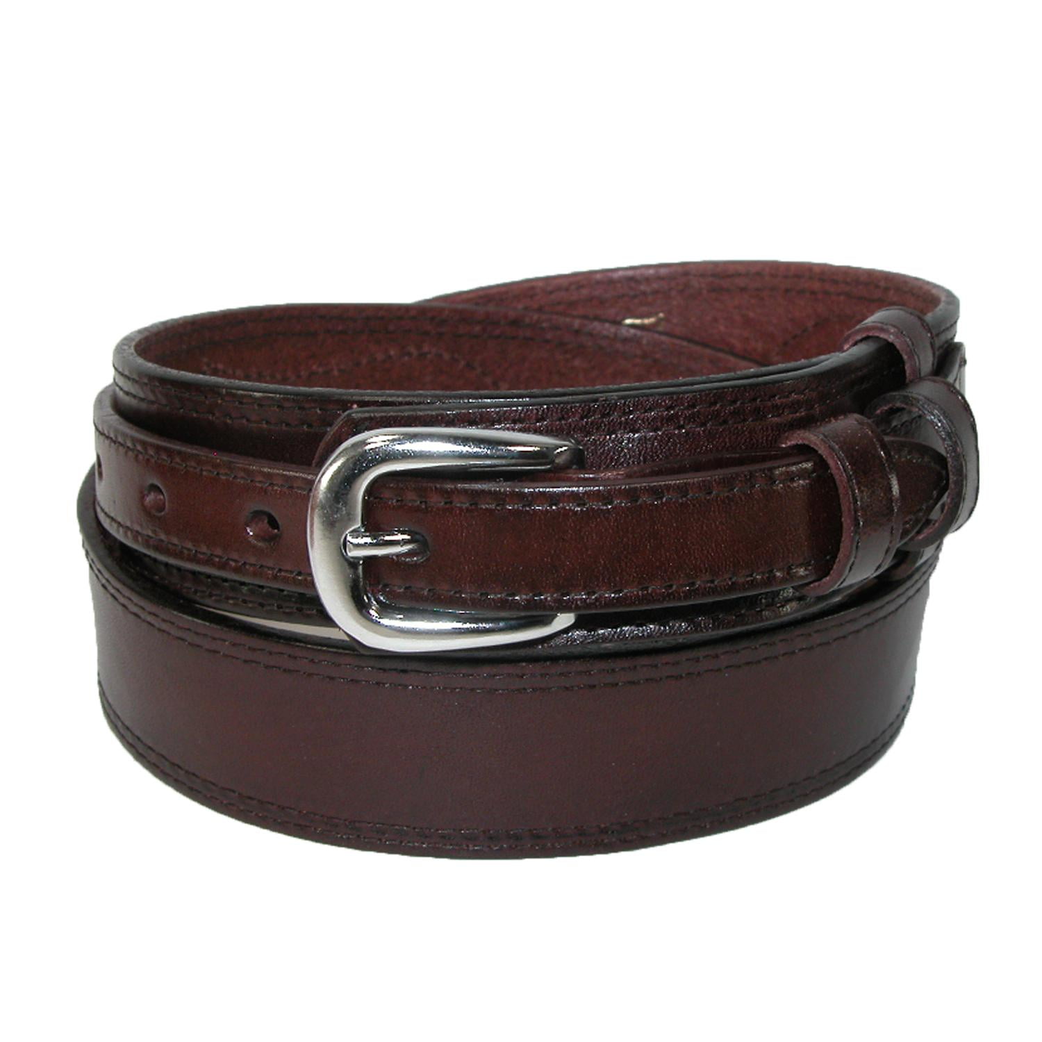 Click here for Ctm Leather Removable Buckle Ranger Belt (Mens) prices