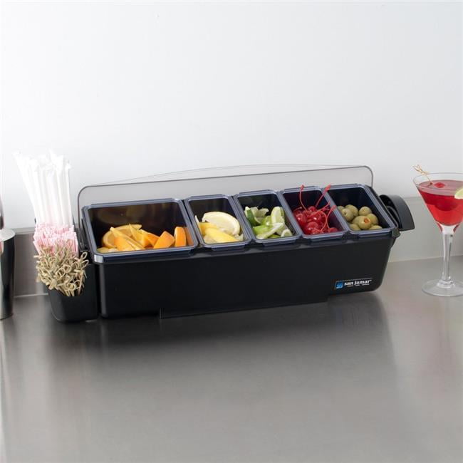 San Jamar BD4005S 4 qt, The Dome Garnish Container Cap - Walmart.com ...