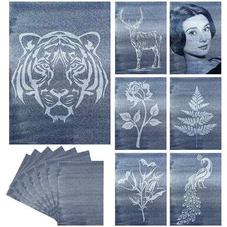 48 Pieces Cyanotype Paper Sunprint Paper 8.3 x 5.9 Inches A5 Solar ...
