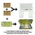 Boahaus Makeup Vanity Table with 11 Drawers, Mirror, Lights, Glass Top ...
