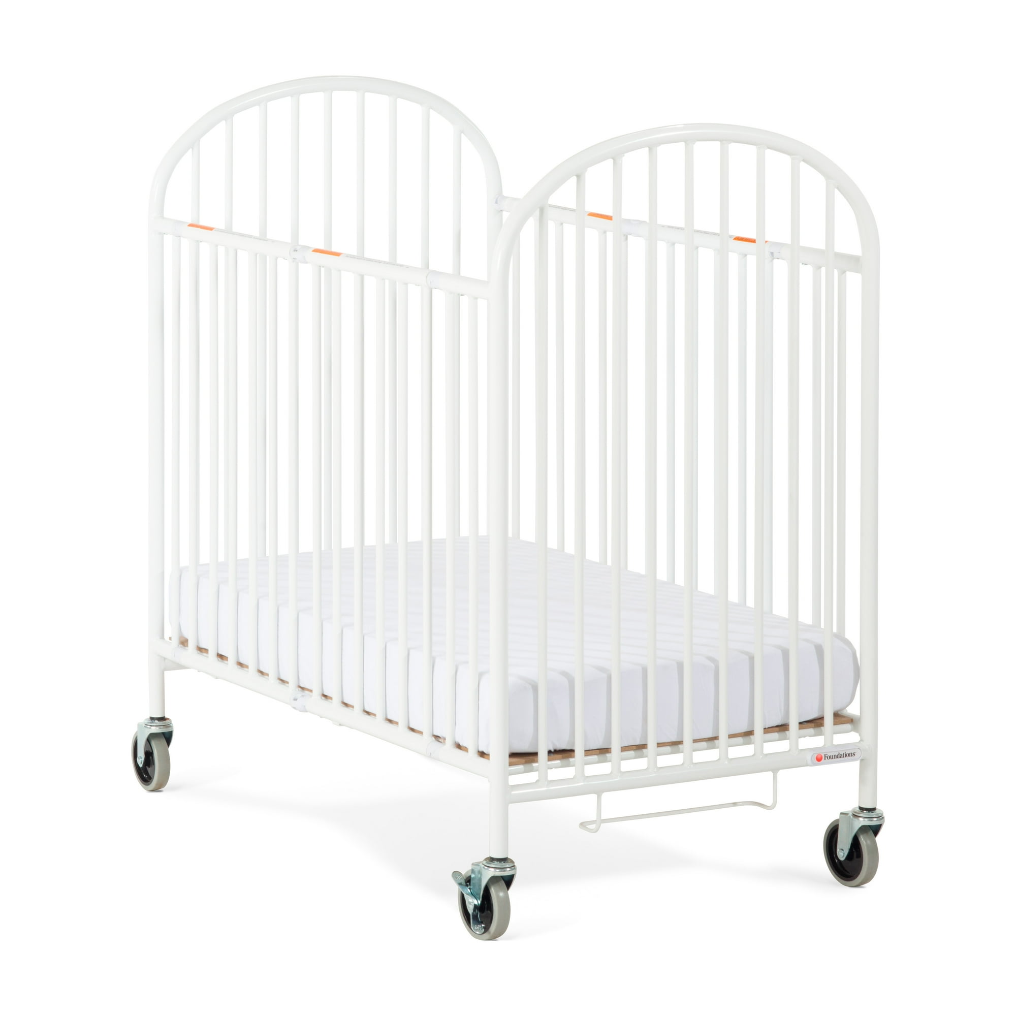 Click here for Foundations Pinnacle Compact Folding Steel Crib Wi... prices