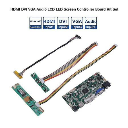 M.nt68676.2a Hdmi Dvi Vga Audio Lcd Led Screen Controller Board Kit Set | Walmart Canada