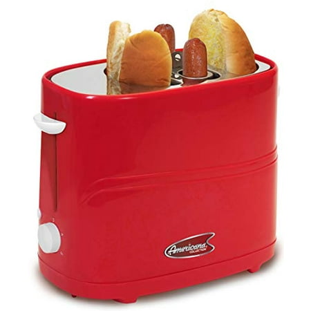 Elite gourmet EcT-542R Retro Pop-Up Hot Dog and Bun Toaster cooker ...