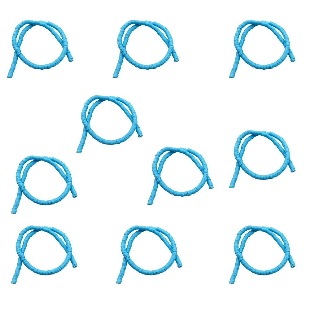 US 10 Strands 6mm Heishi Beads Clay Disc Flat Vinyl Chip Spacer Bead ...