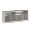 Mainstays 4 Cube TV Console for TVs Up to 59", Ivory Oak - Walmart.com