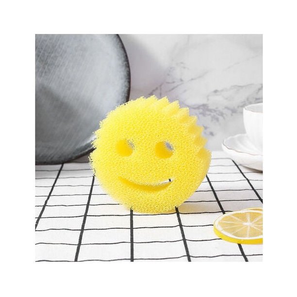 Magic Smiley Cleaner Smiley Imitación Loofah Esponja Limpiar Esponja de ...