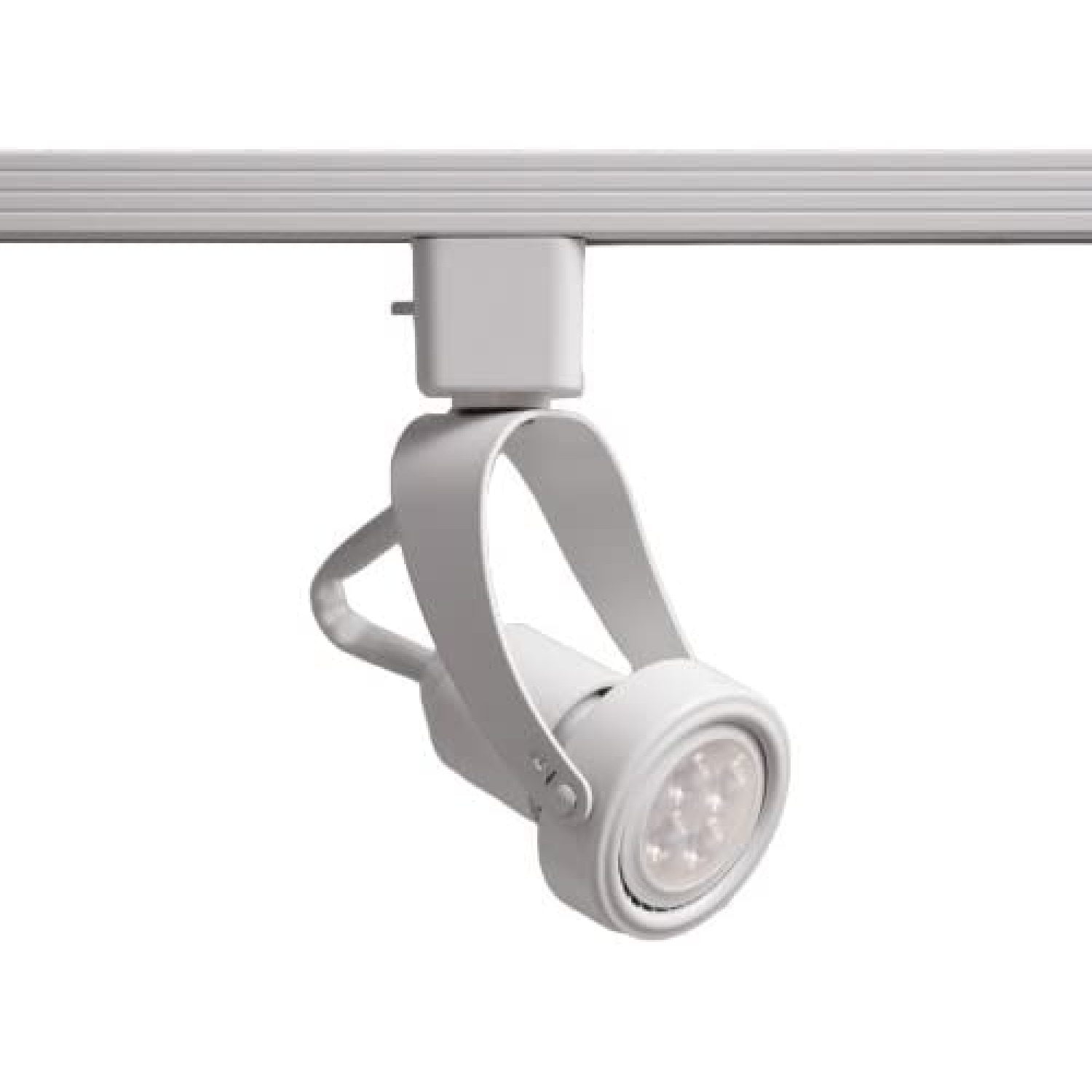 Bilot, TK-104 Line Voltage Track Head with 8W GU10 LED Bulb 8 in White ...