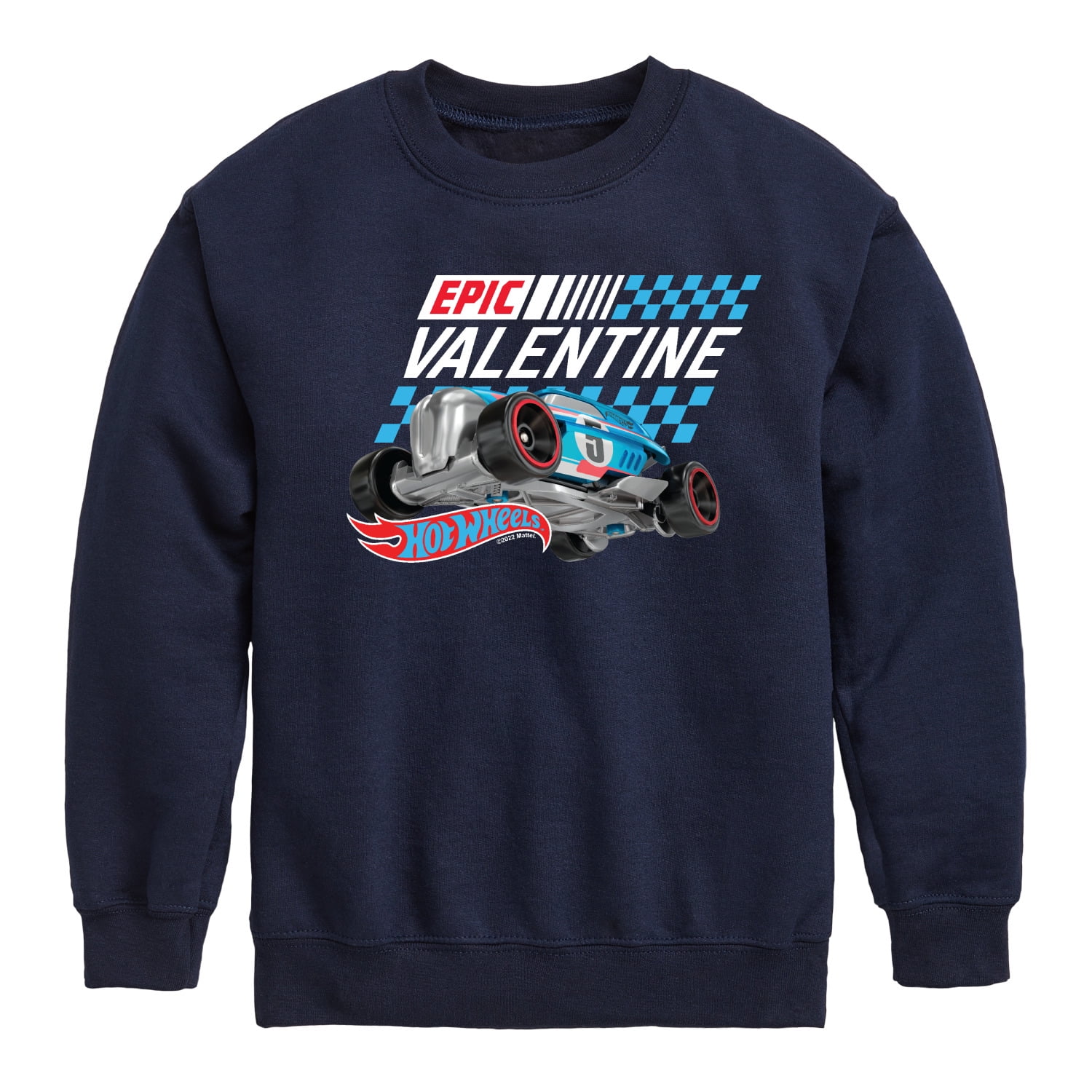 Hot Wheels - Valentine's Epic - Toddler And Youth Crewneck Fleece ...
