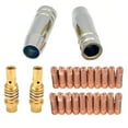 Huajunming Advanced Mig Welding Torch Kit Mb15 15Ak 023 030 035 Contact Tip Nozzle Diffuser-1 ...