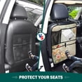 2Pack Car Back Seat Organizer Antique Nylon Fabric Thickened Waterproof ...