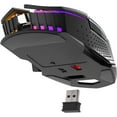 Wireless Gaming Mouse Rechargeable with Rainbow RGB Backlit,Optical ...