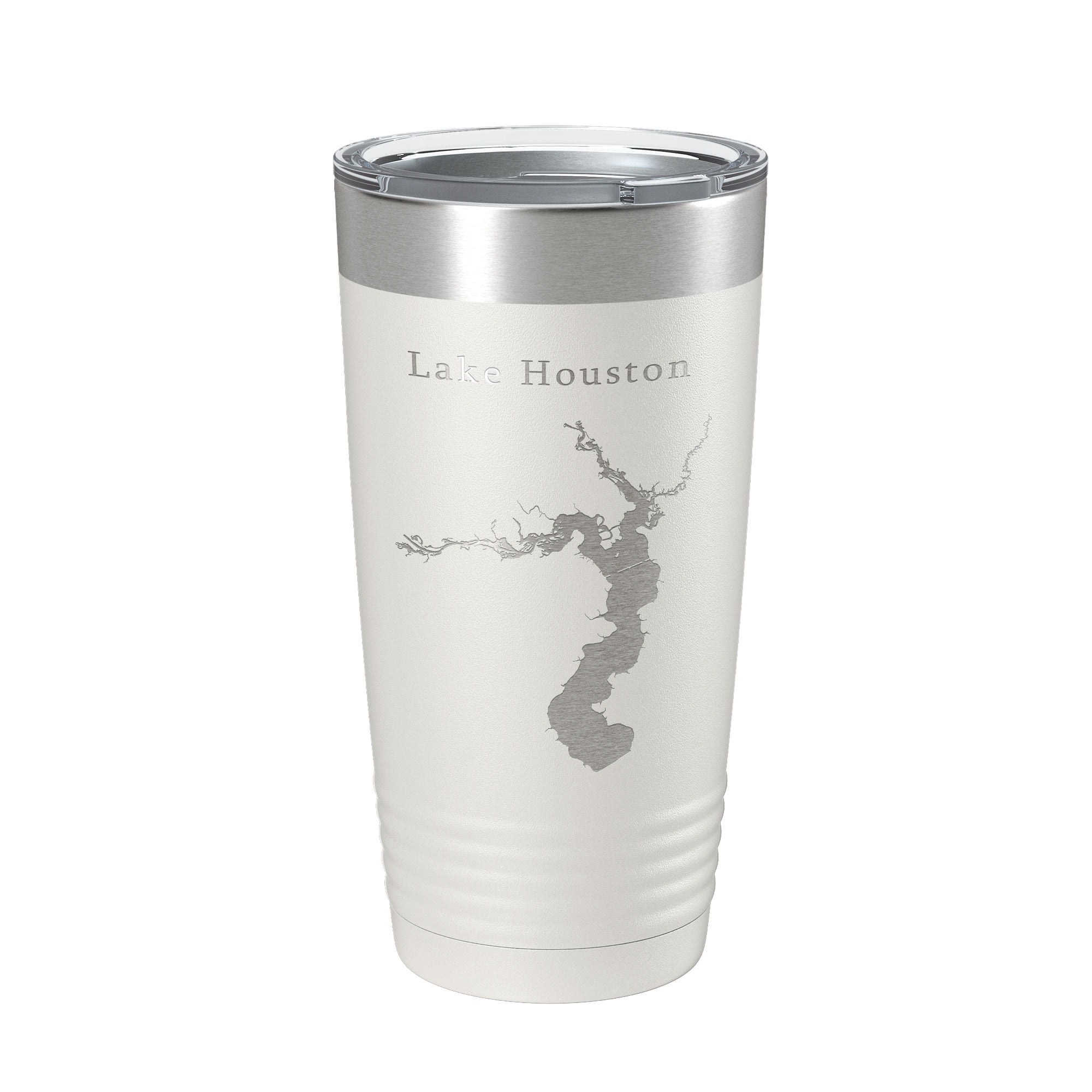 Lake Houston Map Tumbler Travel Mug Insulated Laser Engraved Coffee Cup ...