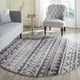 SAFAVIEH Adirondack Emil Southwestern Area Rug, Ivory/Charcoal, 9' x 12 ...
