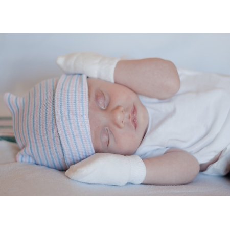 Nurses Choice - 5 Piece Hospital Hat & Mitten Set for Newborn Baby ...