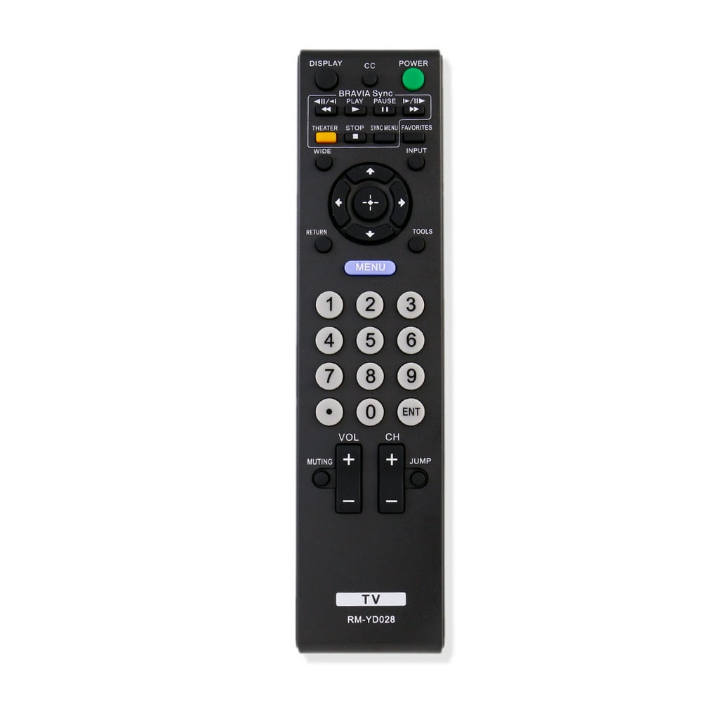 New Replaced RM-YD028 Remote Control for Sony Bravia KDL-46VE5 KDL ...