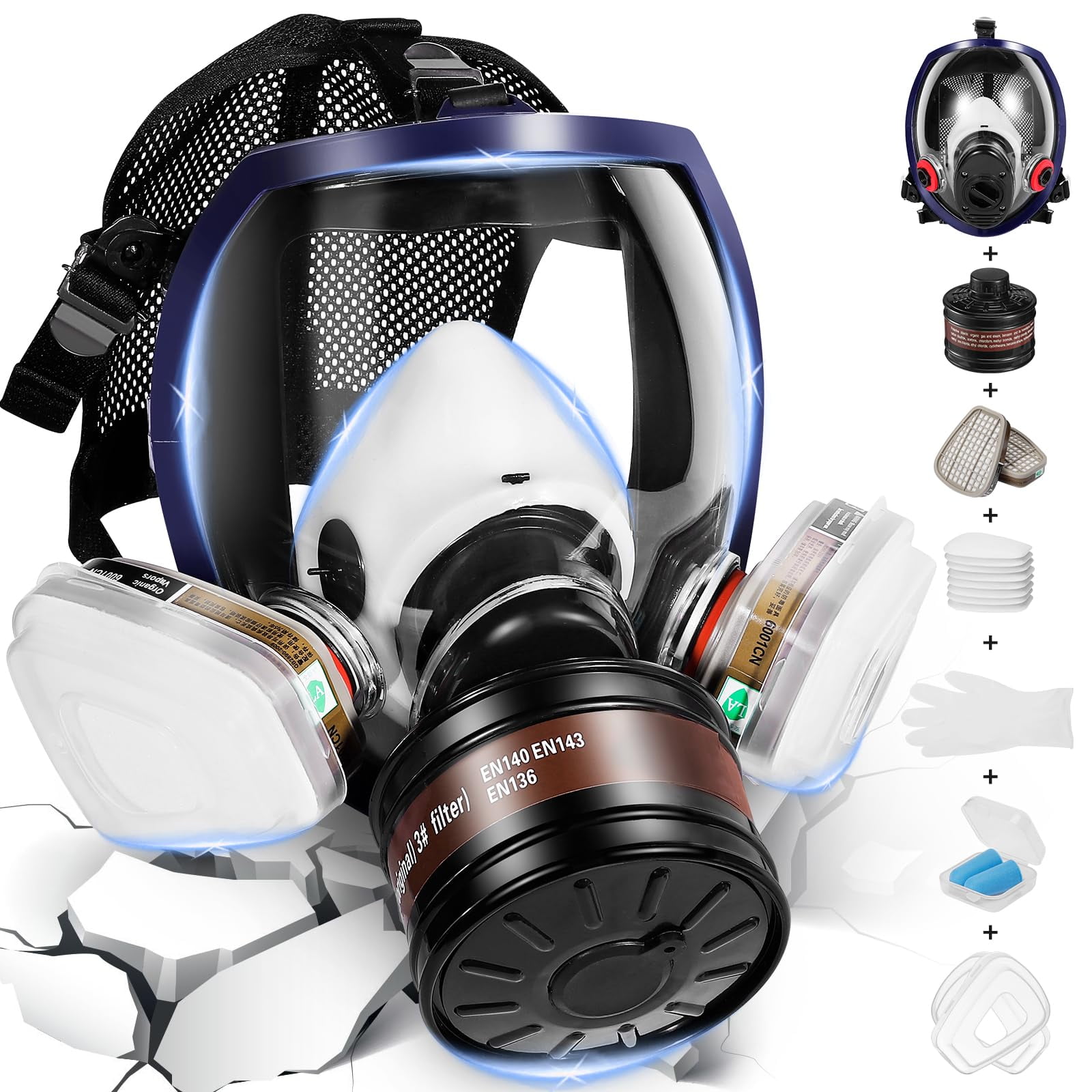 Click here for Leining Shop Full Face Respirator Mask  Gas Masks... prices