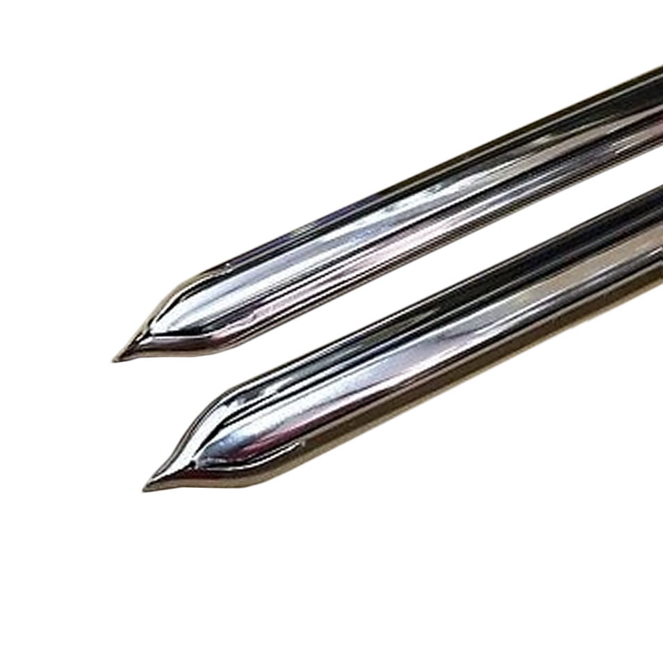 Vintage Style 5/8" Chrome & Chrome Side Body Trim Molding - Formed ...