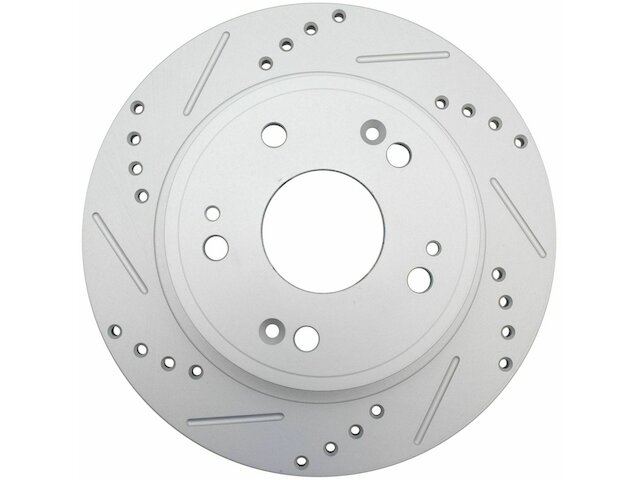 Rear Brake Rotor - Compatible with 2006 - 2014, 2016 - 2018 Honda ...