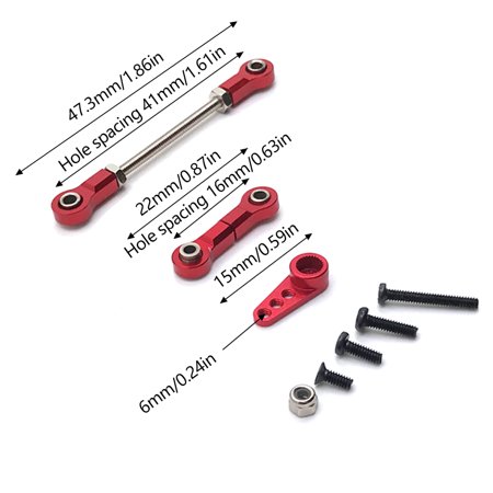 1 Set Steering Arm Scale Remote Controlled Parts Scale 1/28 Cars ...