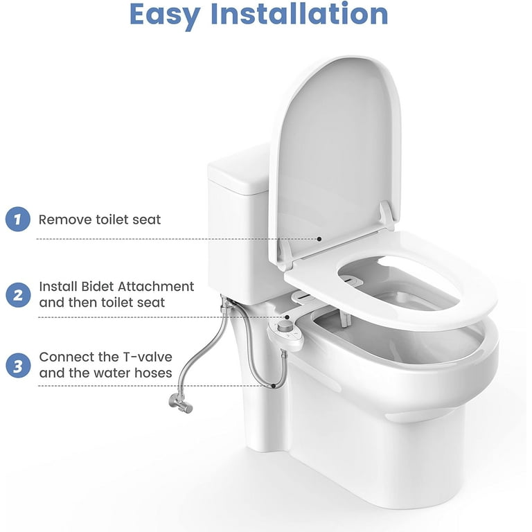 Baday Toilet Bidet Veken Bidet Attachment For Toilet Ultra Slim Self